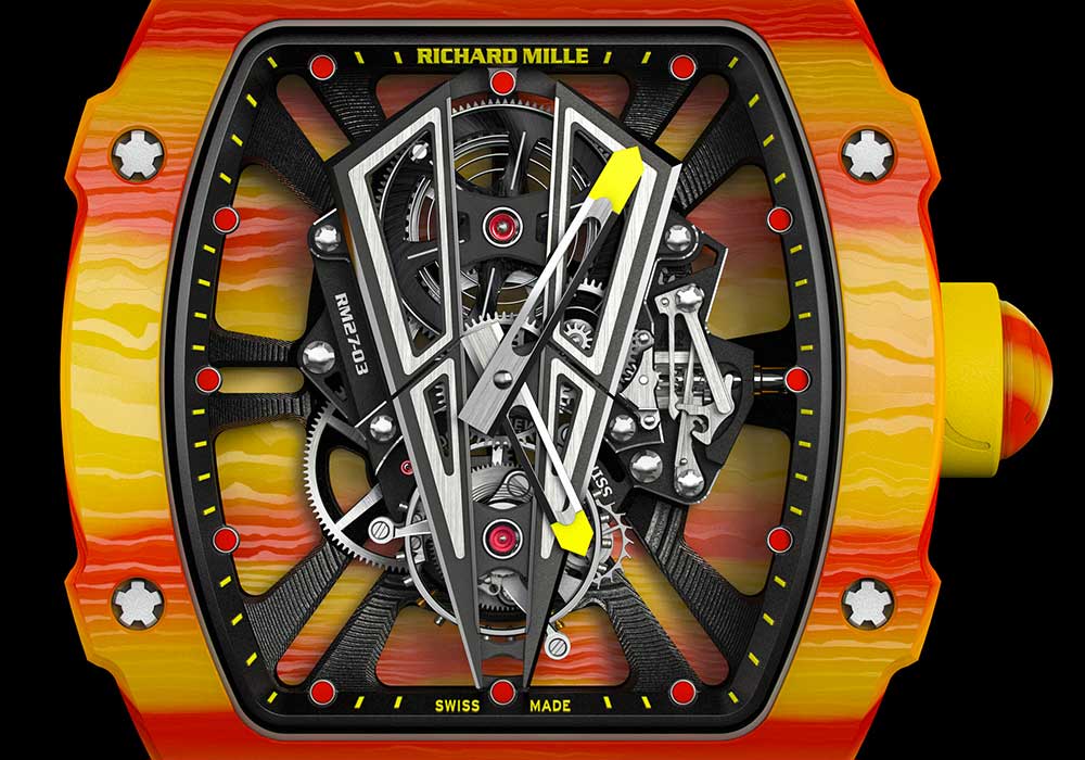 Siêu phẩm đồng hồ RM 27-03 gắn liền với "vua đất nện" Rafael Nadal ...