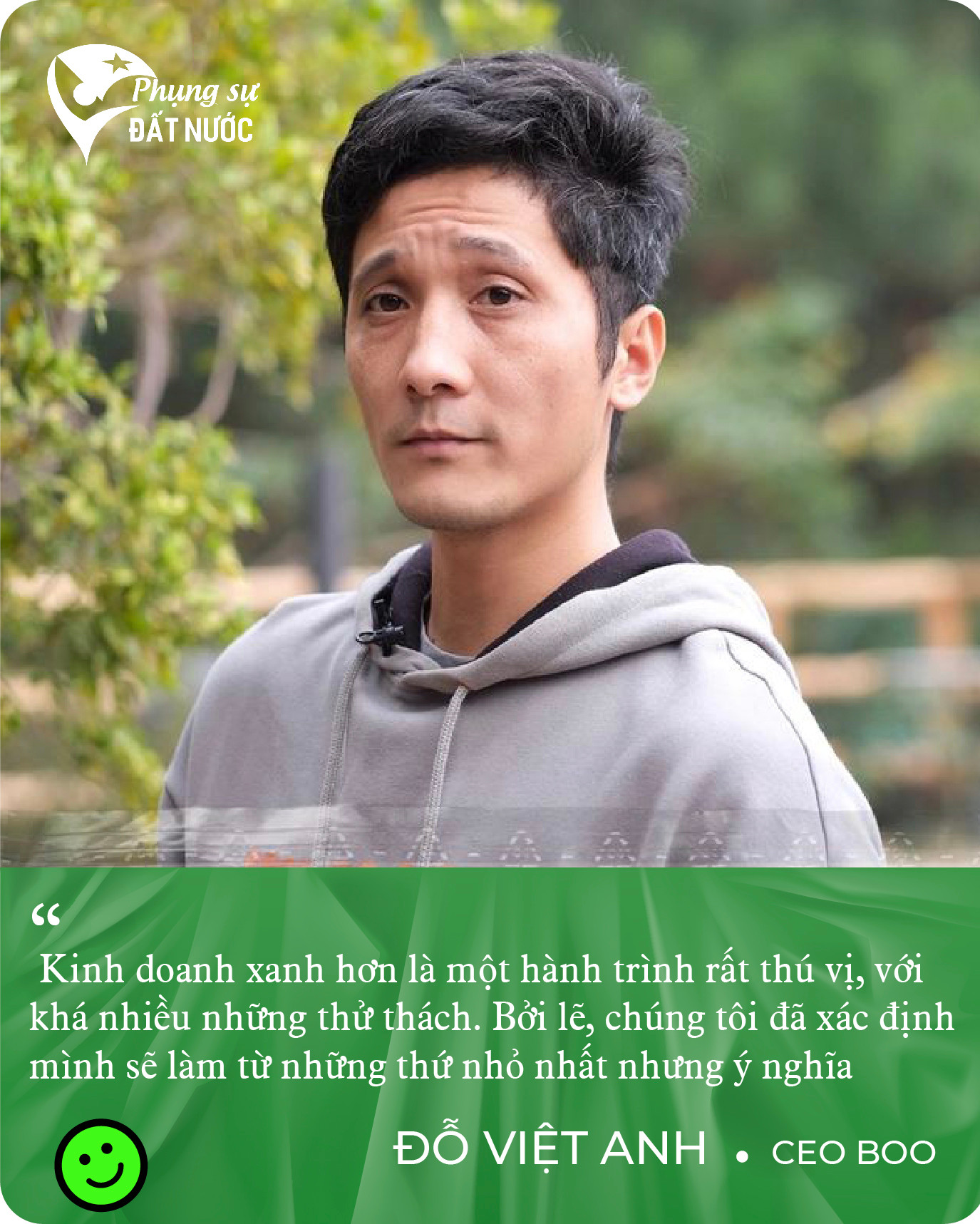 15 năm kiên trì với triết lý kinh doanh xanh, CEO BOO Đỗ Việt Anh: “Từng đứng trước nguy cơ ...