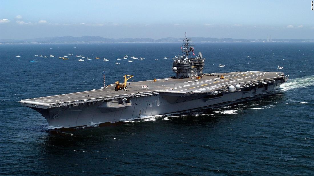 Những ngày "cuối đời" của tàu sân bay Mỹ từng "làm mưa làm gió" trên ...