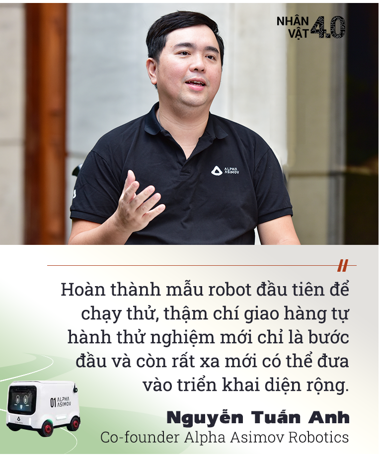 Cựu CEO Grab Việt Nam khởi nghiệp chế tạo robot giao hàng tự lái đầu tiên Made in Vietnam: Làm ...