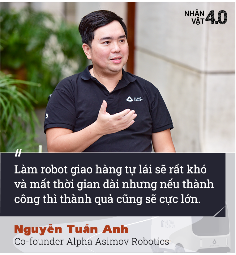 Cựu CEO Grab Việt Nam khởi nghiệp chế tạo robot giao hàng tự lái đầu tiên Made in Vietnam: Làm ...