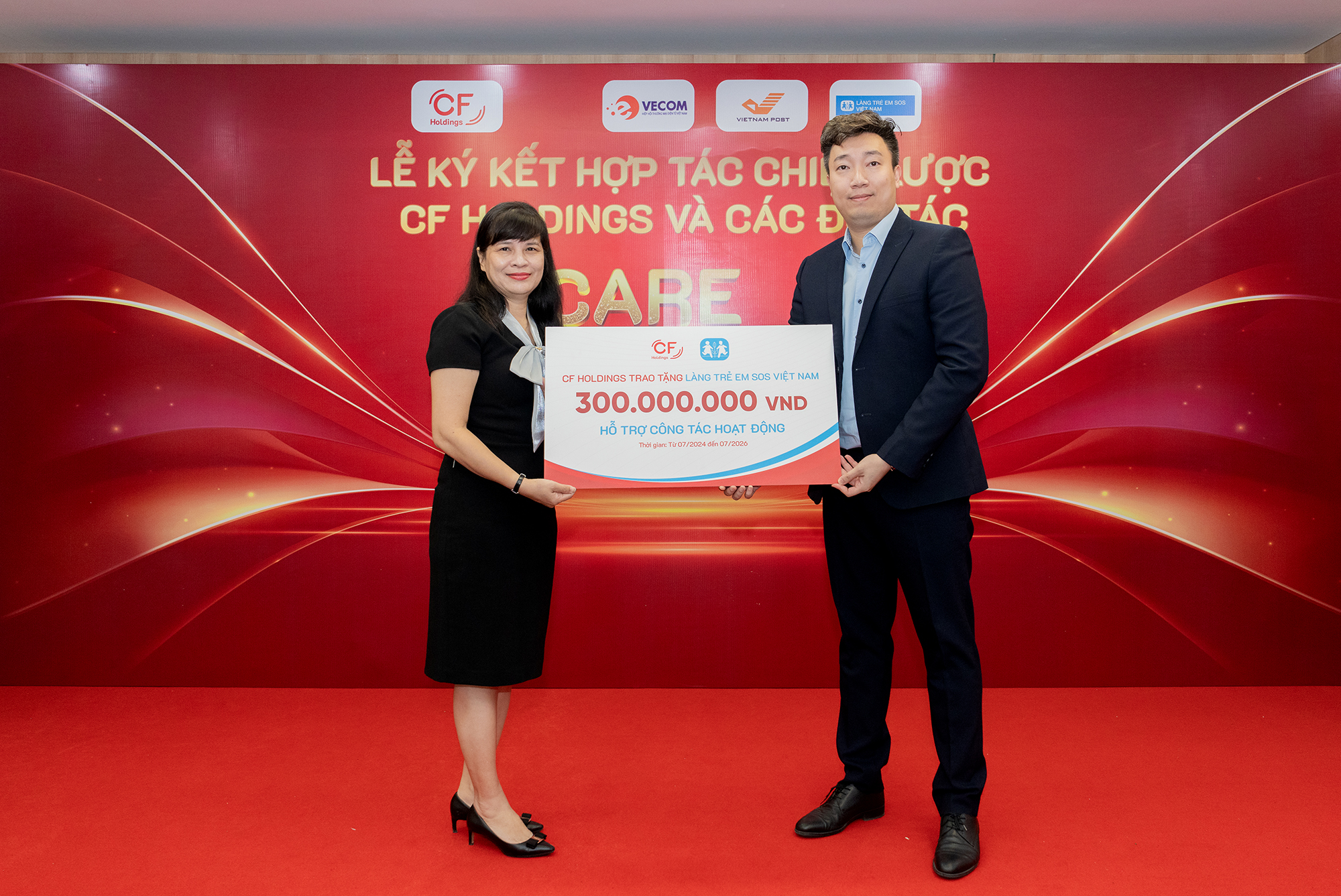 CF Holdings ký kết hợp tác chiến lược với VECOM, VNPost và Làng trẻ em SOS Việt Nam