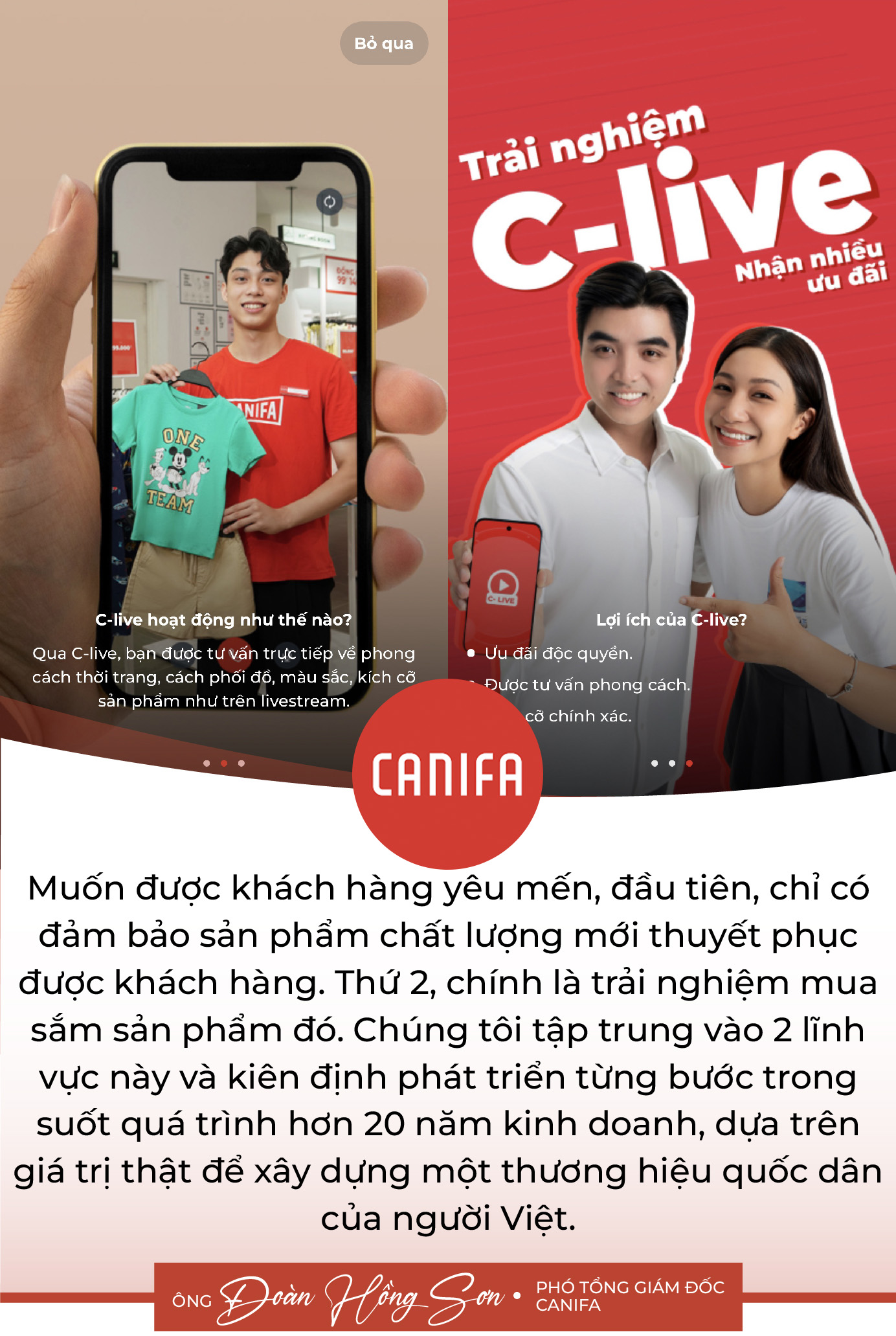 Bước tiến lớn của Canifa để lập "cú đúp" tại giải thưởng ICA và được ...