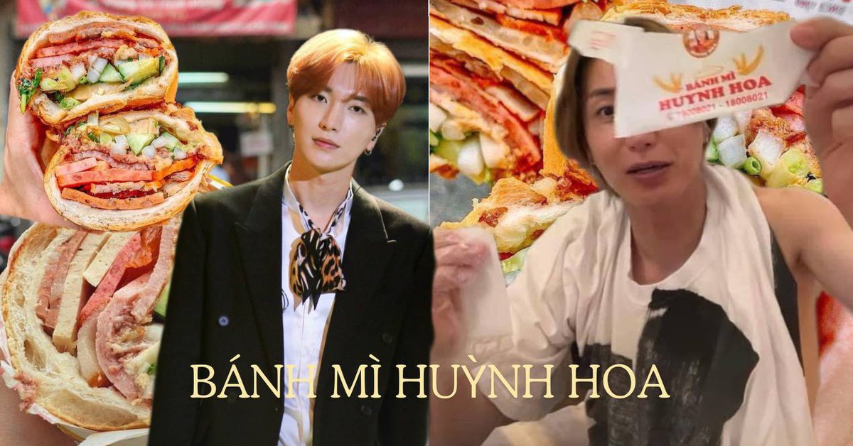 Lee Teuk (Super Junior) tìm ăn món bánh mì đắt đỏ tại TP.HCM, là thương ...