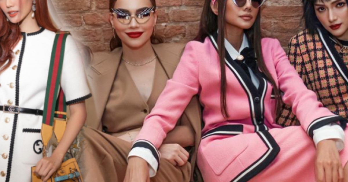 Bộ tứ quyền lực showbiz Việt xuất hiện tại triển lãm Gucci High-End ...