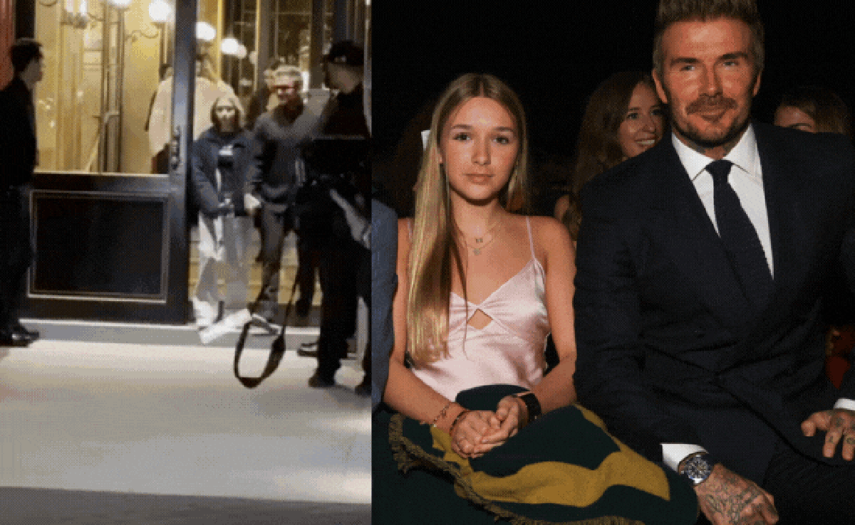 Con gái Beckham lọt camera thường khi đi mua sắm, nhan sắc thế nào khi ...