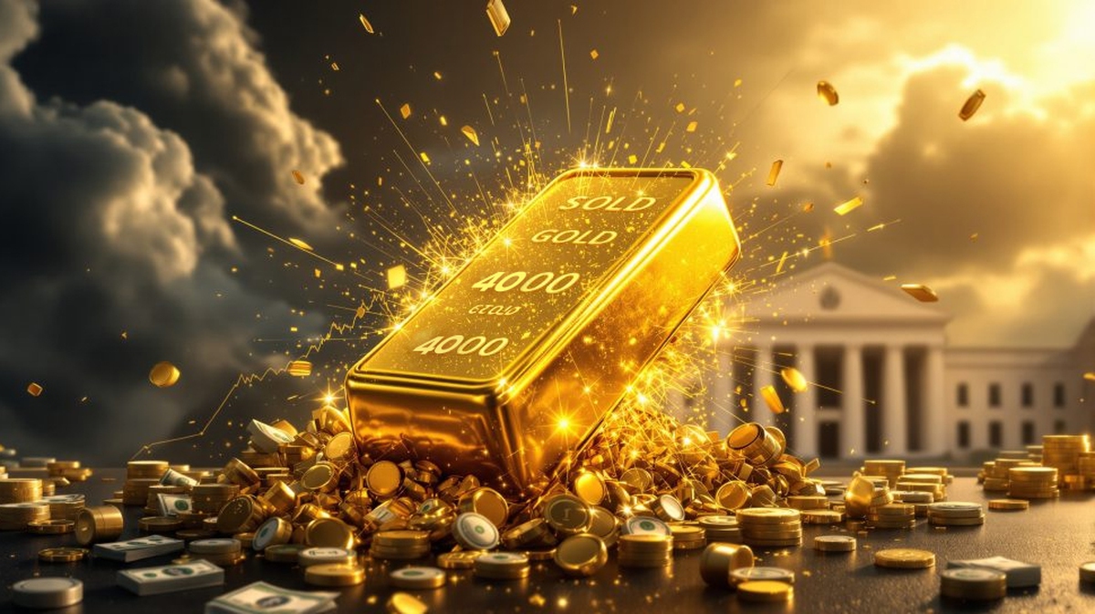 Vàng tăng mạnh, lần đầu vượt mốc 4.000 USD/ounce: Nguyên nhân do đâu ...