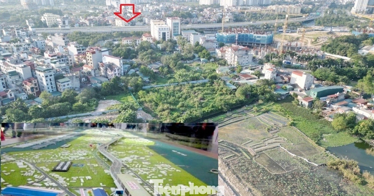 Hình hài khu depot tuyến metro Nam Thăng Long - Trần Hưng Đạo sau 1 ...