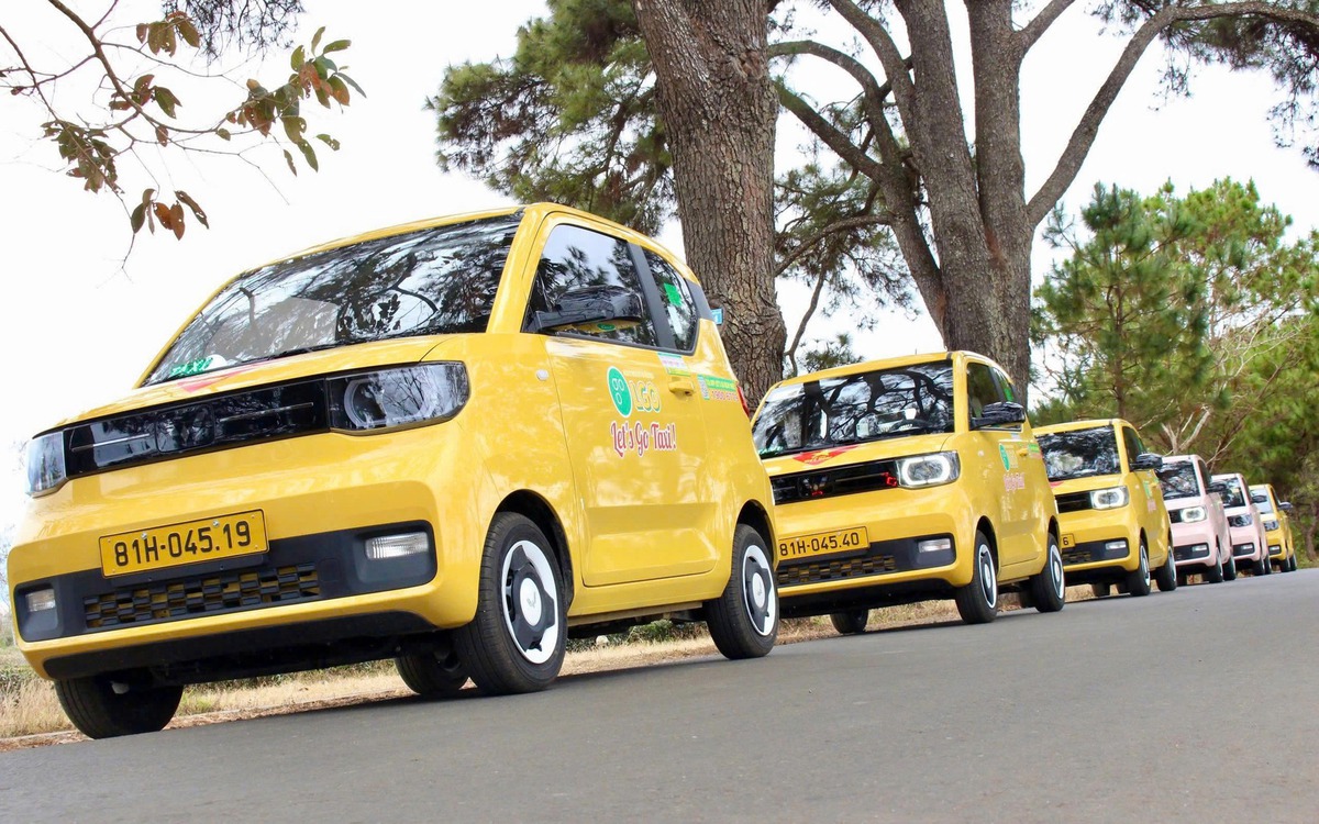 Taxi điện rẻ nhất thị trường Việt lăn bánh tại thành phố mới: giá 8.000 ...