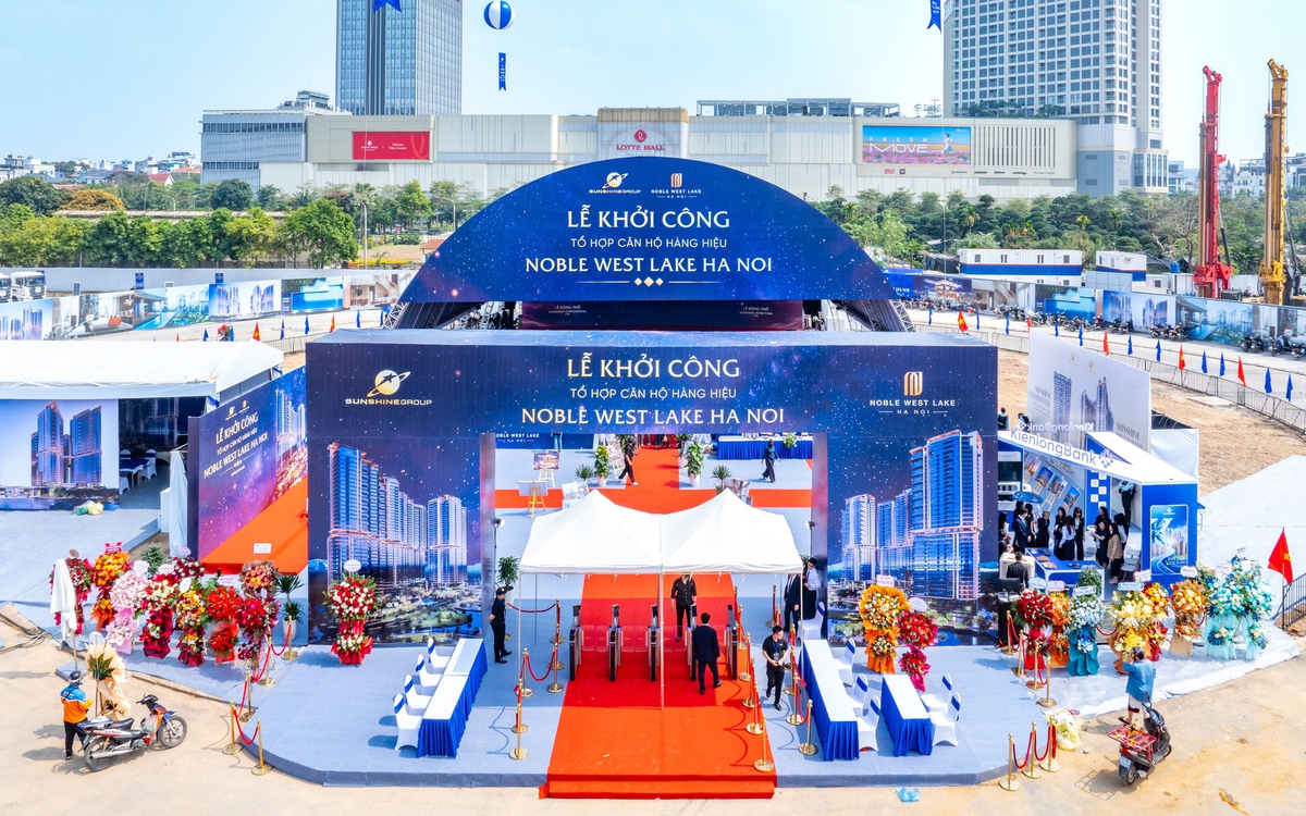 Sunshine Group khởi công siêu dự án với 12 toà tháp căn hộ hàng hiệu ...