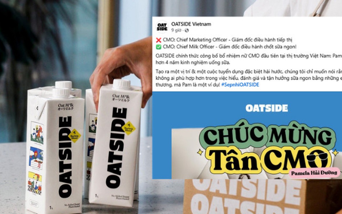 Hãng sữa Oatside Việt Nam bị chỉ trích khi đăng tuyển CMO hút 100 ứng ...