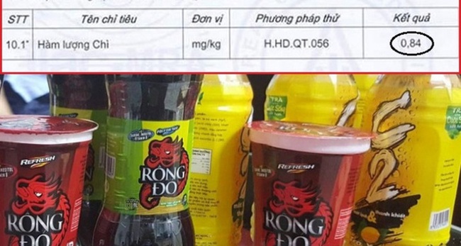 URC Việt Nam nói gì về kết quả kiểm nghiệm "nhiễm độc chì" trong chai C2?