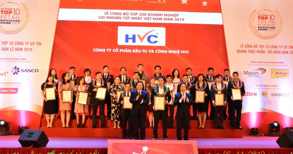 HVC Group nhận chứng nhận vinh danh: Top 500 doanh nghiệp lợi nhuận tốt ...