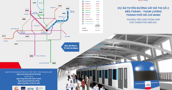 TP.HCM sẽ có 8 tuyến tàu điện ngầm, 3 tuyến xe điện mặt đất