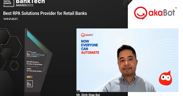 FPT akaBot giành giải thưởng quốc tế uy tín trong lĩnh vực ngân hàng