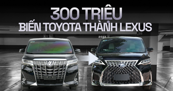 Chỉ mất 3 ngày, tốn 300 triệu, thợ Việt lột xác Toyota Alphard trông ...
