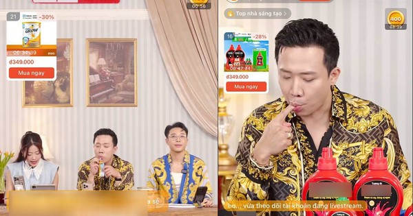 Trấn Thành lên livestream mukbang: mút tay, uống sữa ngay trên sóng ...