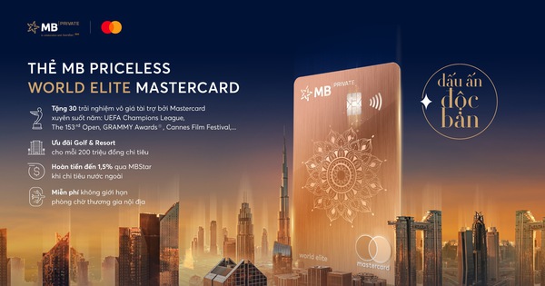 MB và Mastercard ra mắt thẻ MB Priceless World Elite Mastercard tại ...